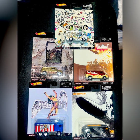 Limited Edition Collectors Box LED ZEPPELIN*Hot Wheels Premium Pop Culture
